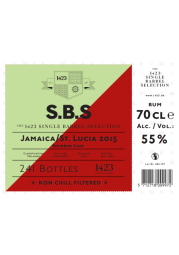 1423 SBS - Jamaica & St Lucia 2015 | Rum from Jamaica