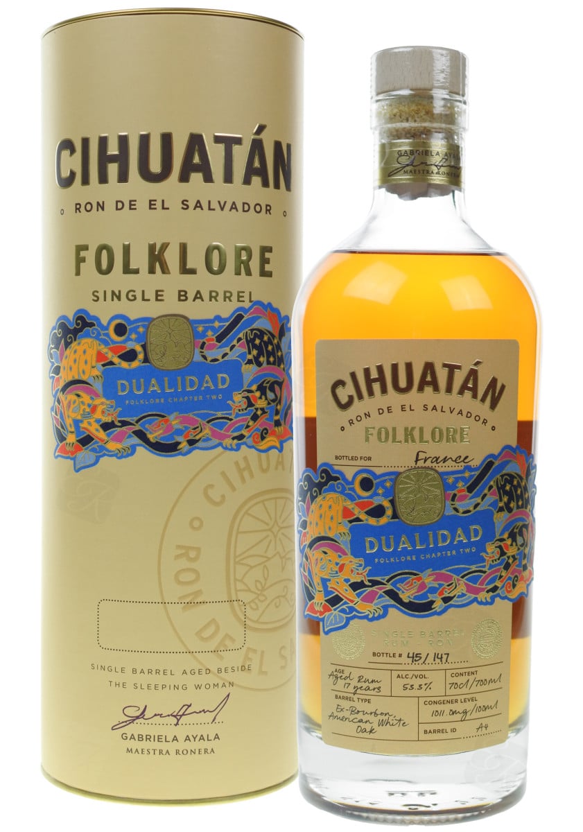 Cihuatán - Folklore Dualidad 17 ans Fût A4 | Rhum du Salvador
